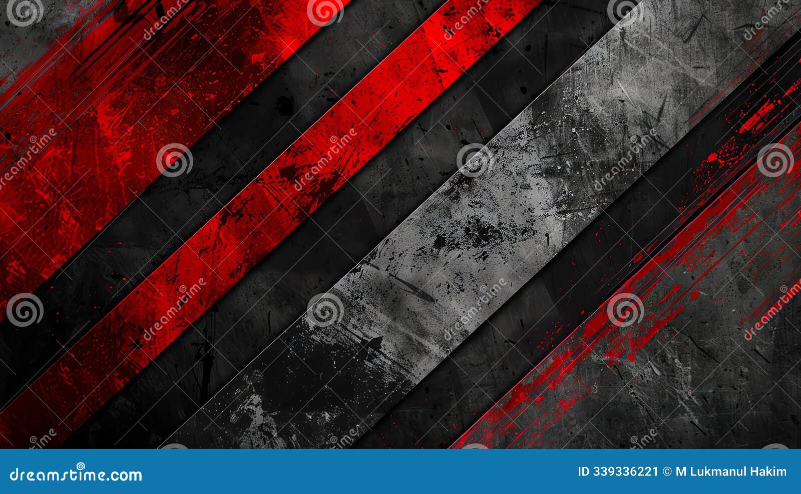 Red Grunge Pattern Wallpaper with Black Lines, 3D Motion Effect ...