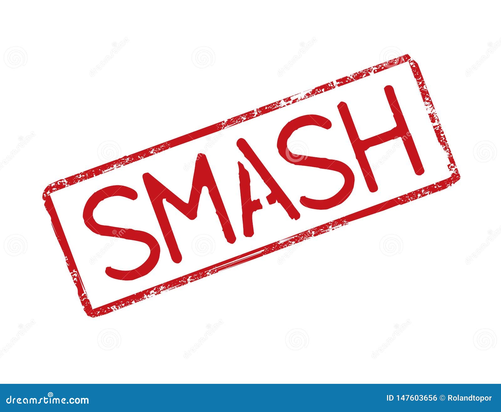 Red Grunge Stamp and Text Smash Stock Vector - Illustration of vector ...