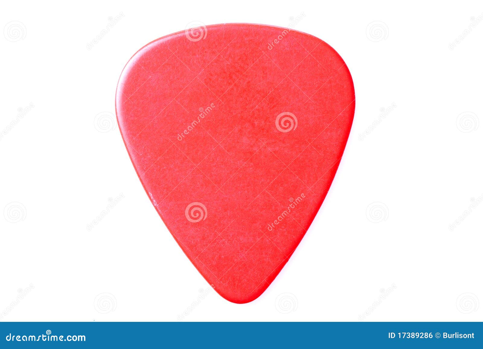 Red Guitar Pick Up Close Isolated Stock Photo - Image of pick, play ...
