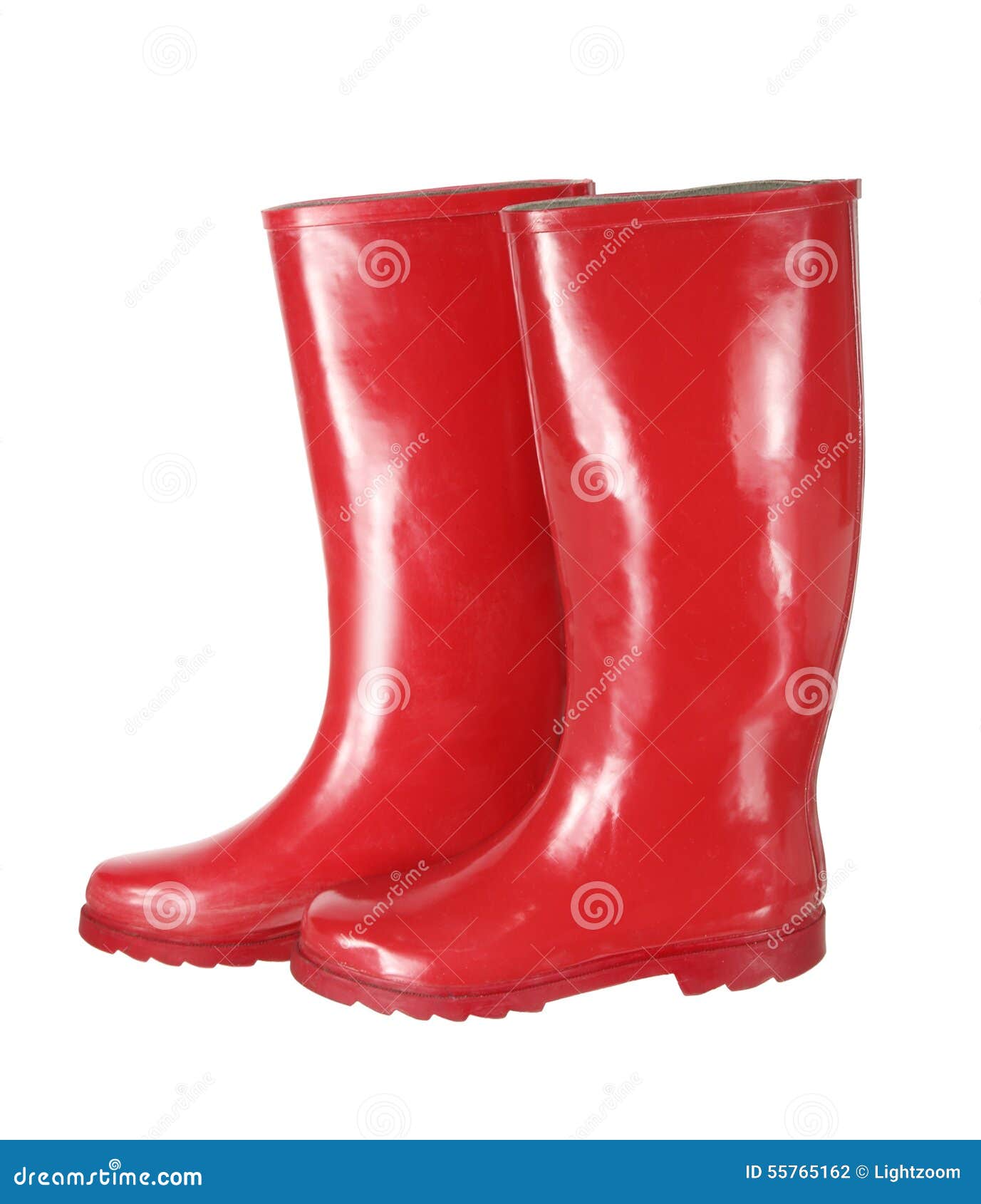 Red Gumboots stock photo. Image of sole, wear, rainboots - 55765162