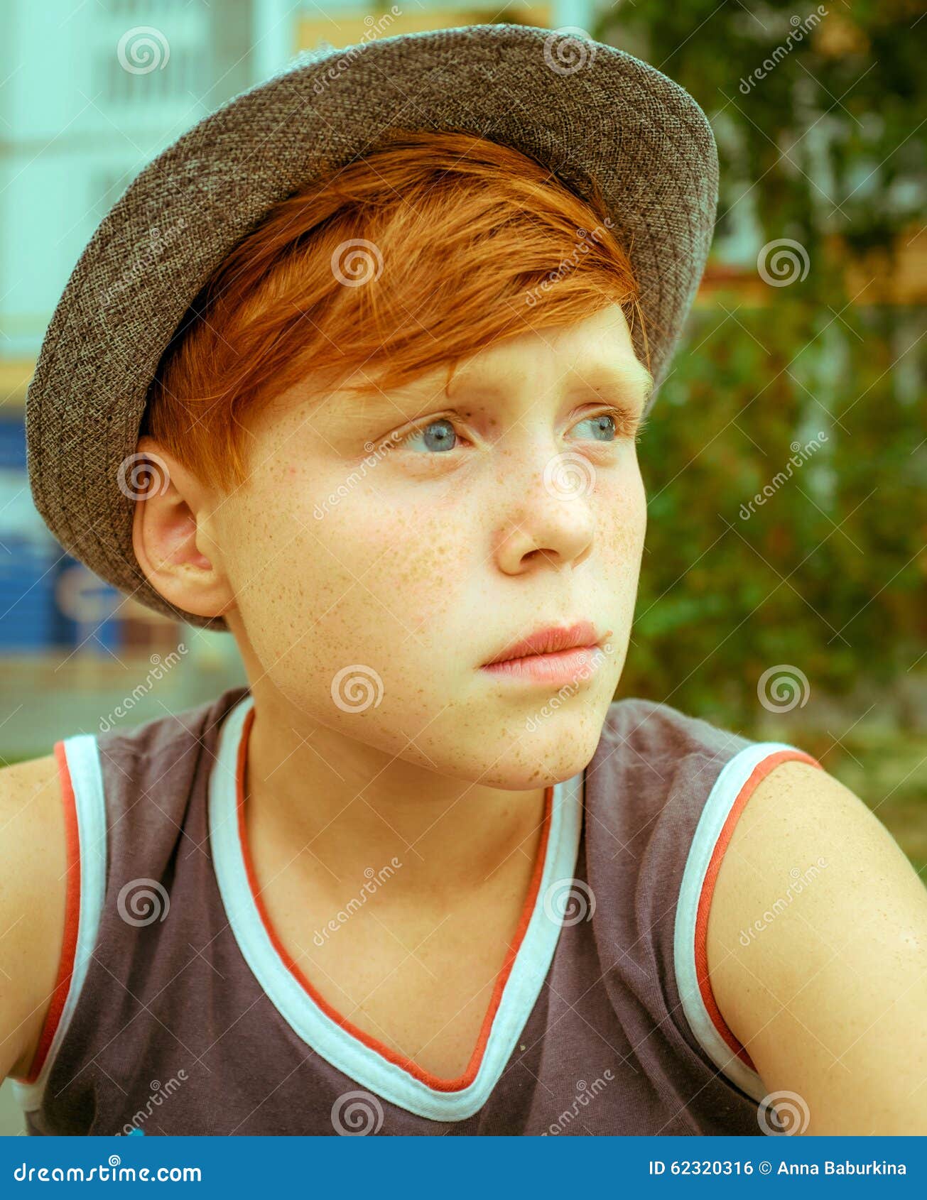 Red hair haired boy stock photo. Image of human, laughing - 62320316