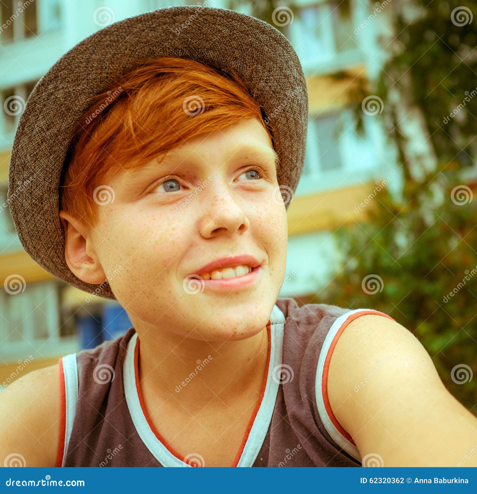 Red hair haired boy stock photo. Image of eyes, caucasian - 62320362