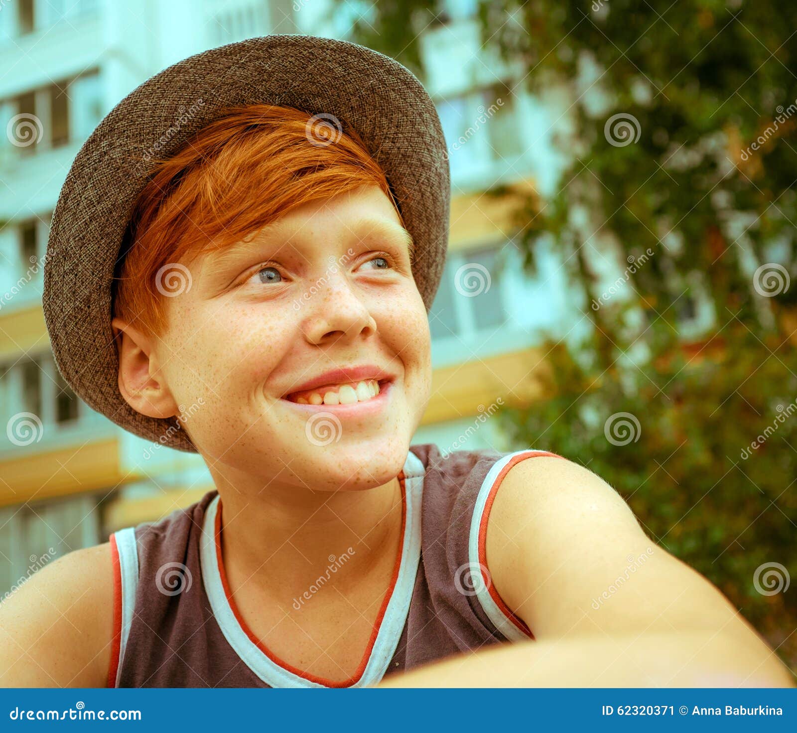 Red hair haired boy stock image. Image of learn, childhood - 62320371