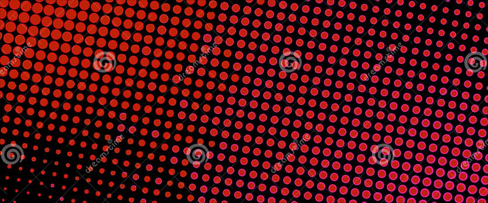 Red Halftone Pattern Background Stock Vector - Illustration of digital ...
