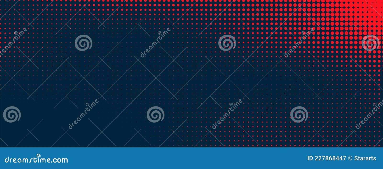 Red Halftone Pattern on Dark Background Stock Vector - Illustration of ...