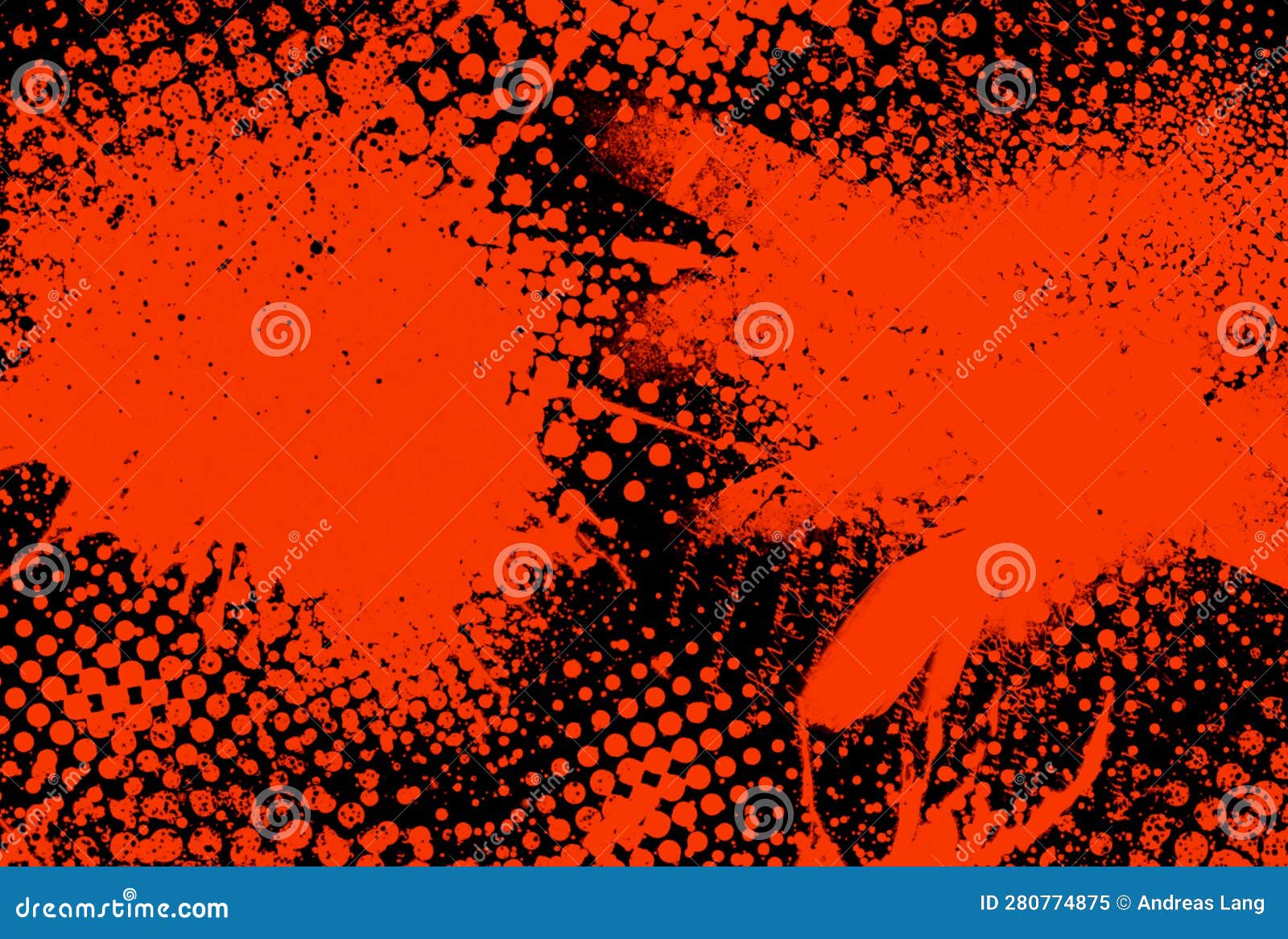 Red Halftone Texture Graffiti Background Dotted Effect Pattern Art ...