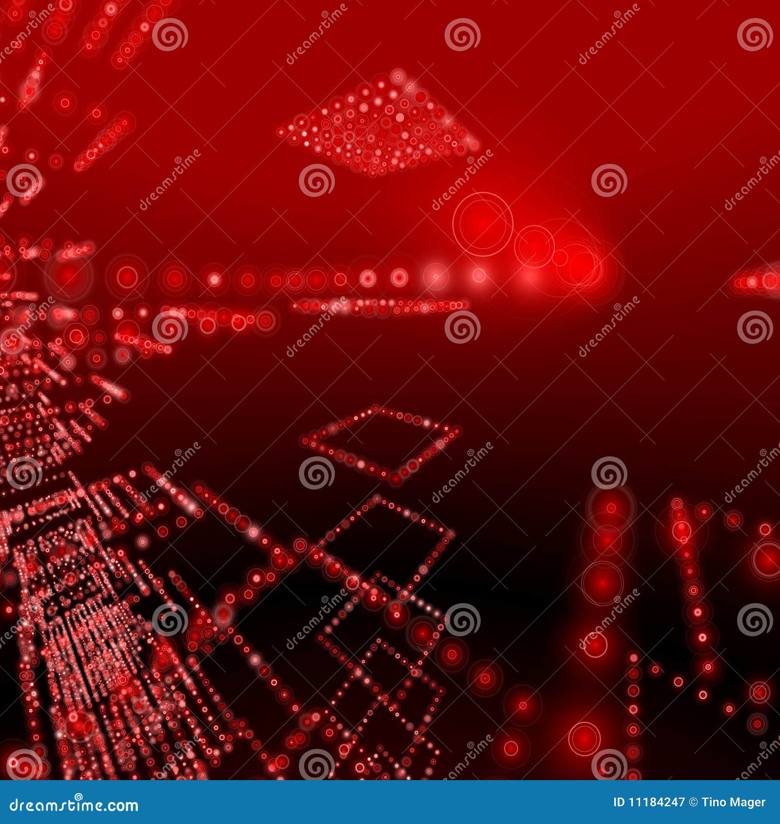 Red halo matrix background stock illustration. Illustration of station ...