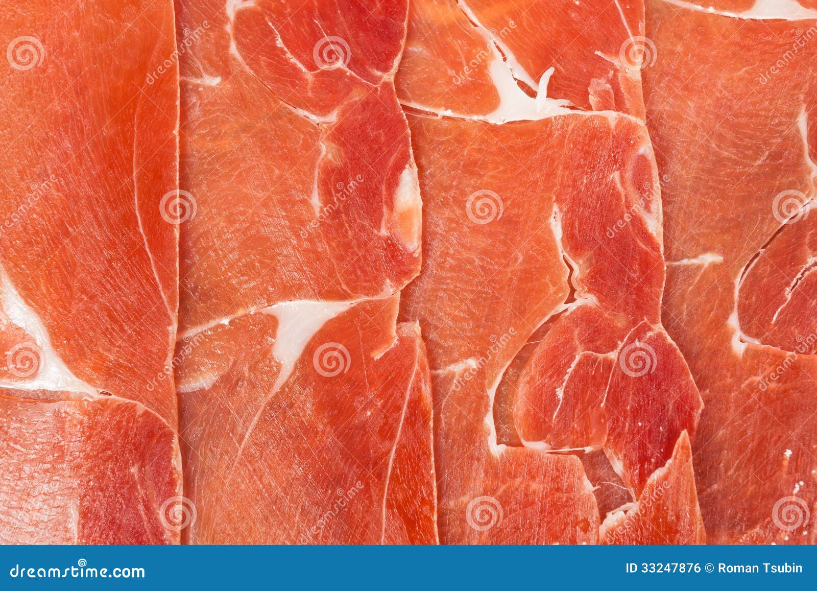 Red ham sliced stock photo. Image of background, spanish - 33247876