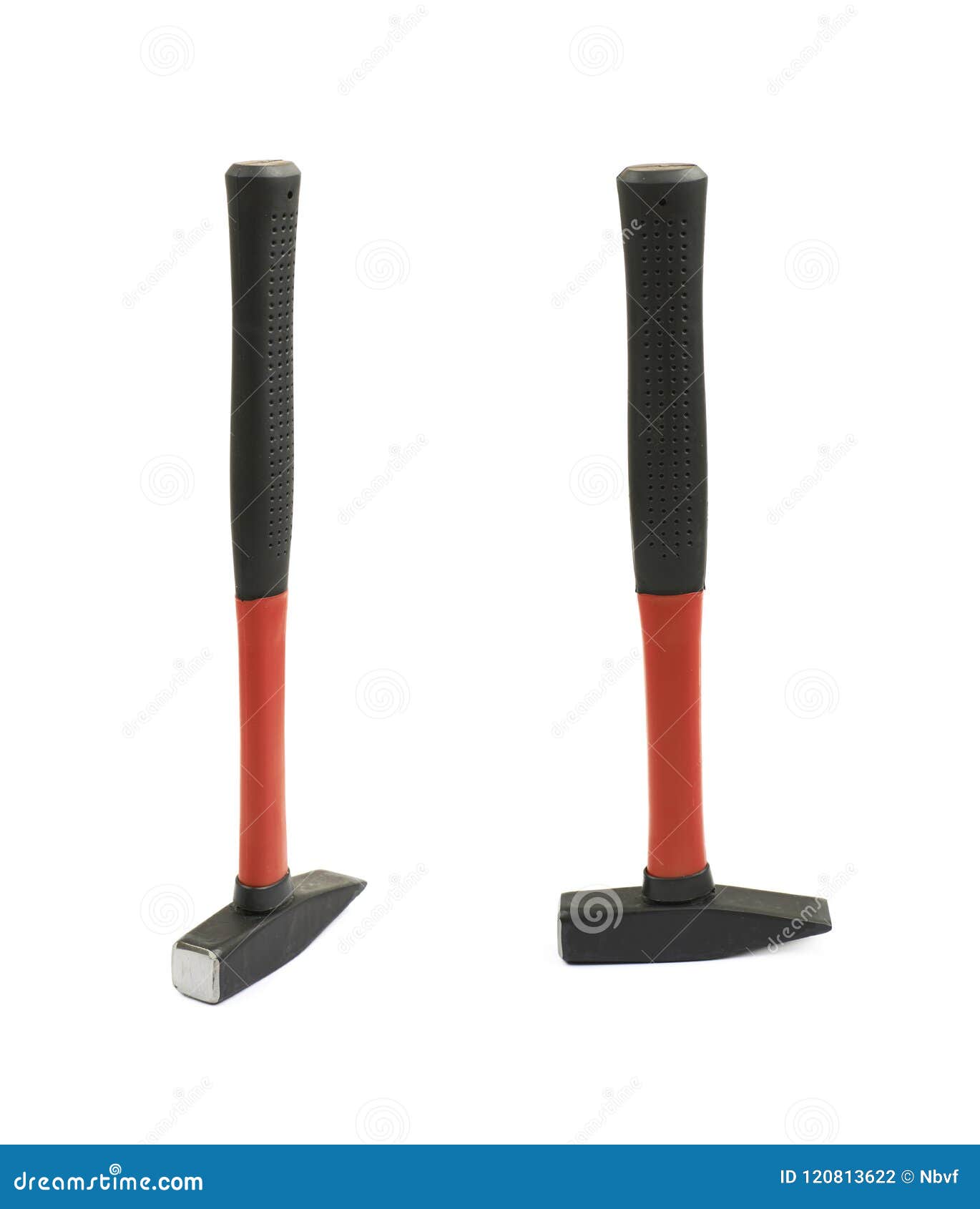 Red hammer tool isolated stock photo. Image of mechanical - 120813622