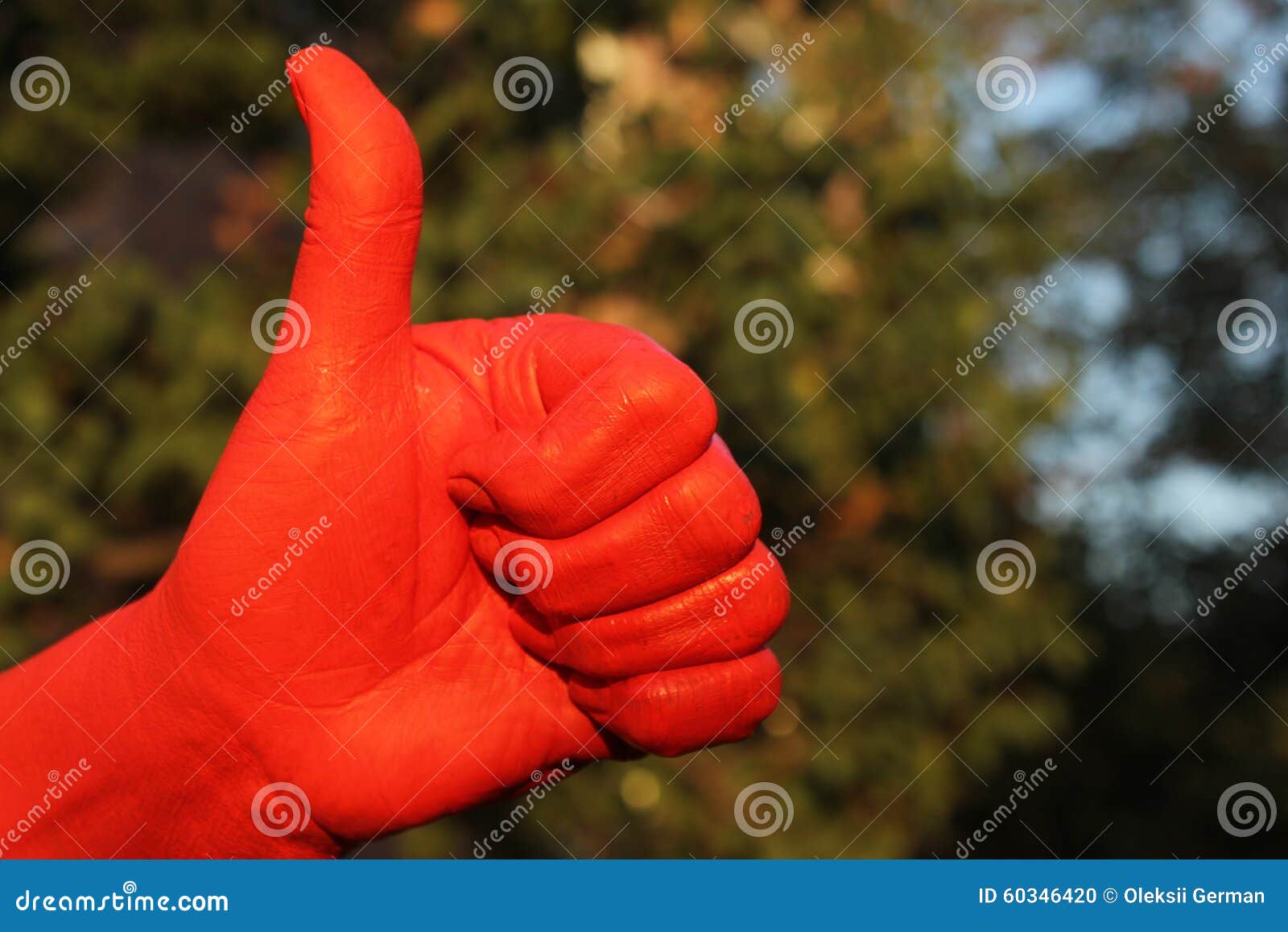 Red_hand stock photo. Image of five, sign, good, shame - 60346420