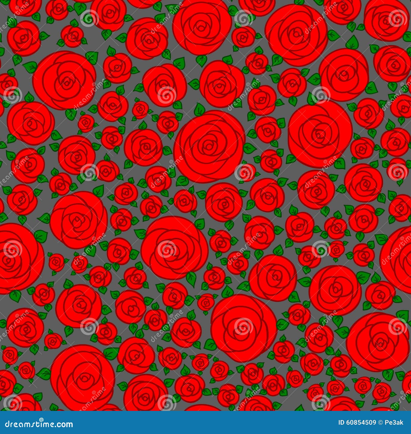 Cartoon Red Rose White Icon | CartoonDealer.com #138145499