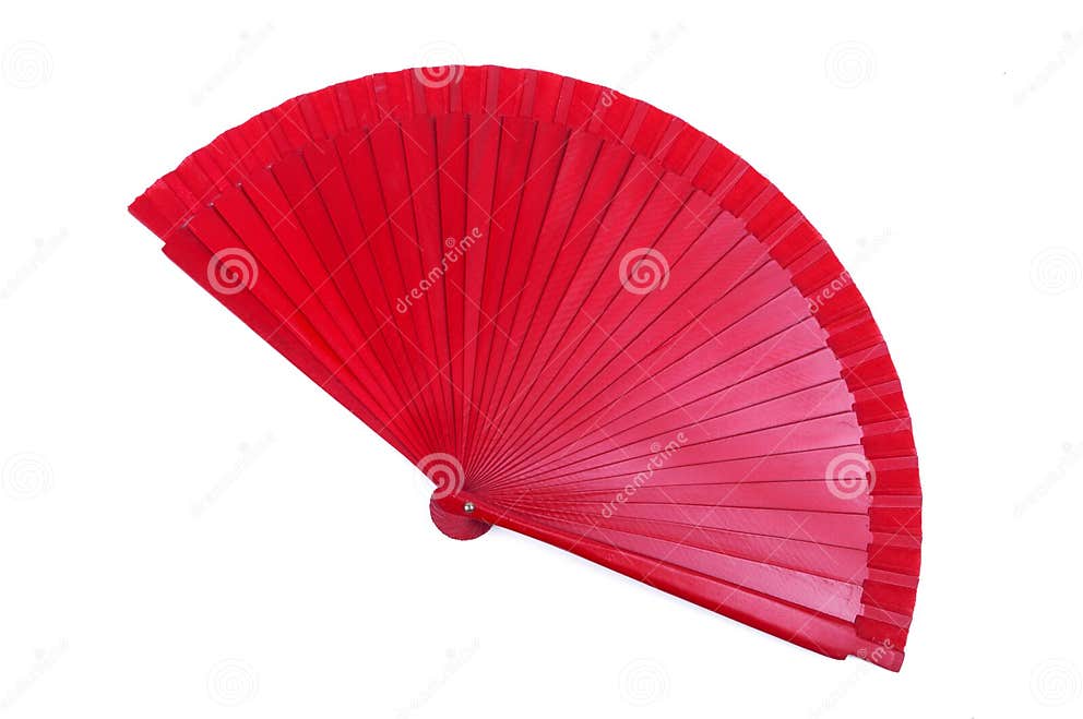 Red hand fan stock photo. Image of shiny, culture, flow - 24680998
