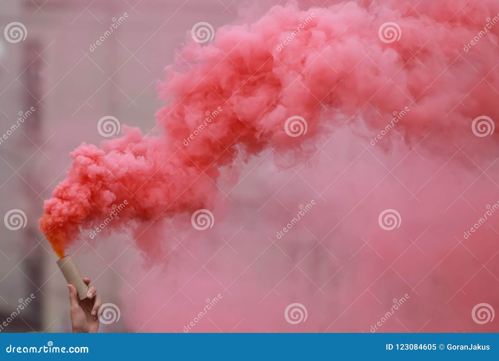 Red hand flare stock image. Image of football, bombs - 123084605