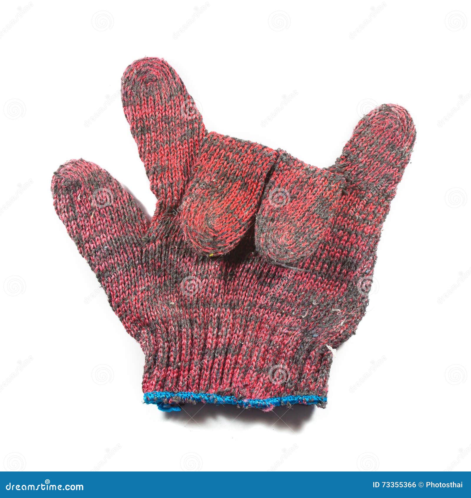 Red hand glove stock photo. Image of season, romantic - 73355366