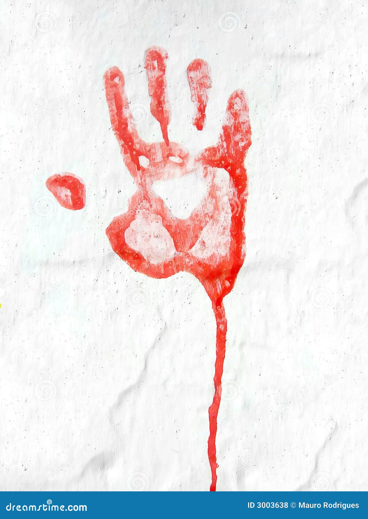 Red Hand Print stock photo. Image of handprint, print - 3003638