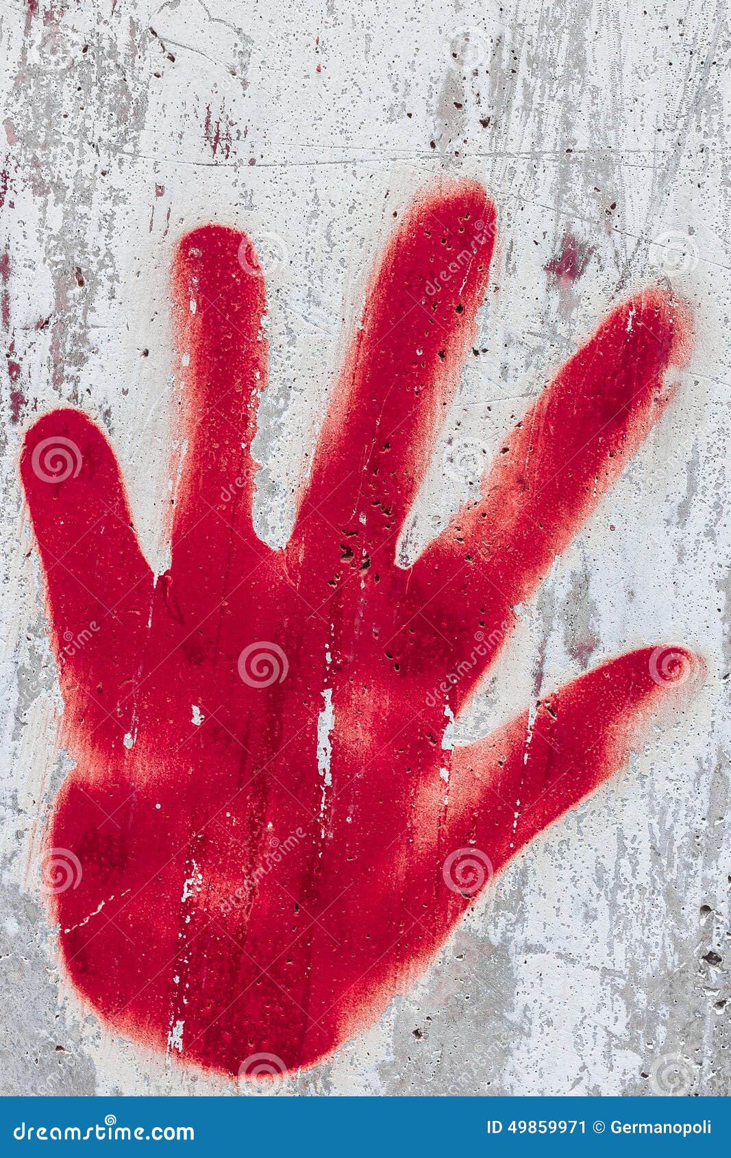 Red hand stock image. Image of color, bloody, texture - 49859971