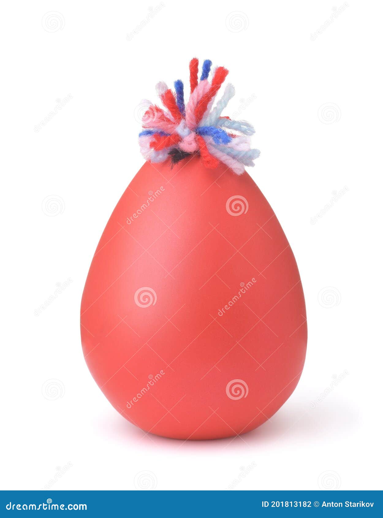 Red Handmade Squishy Stress Ball Balloon Stock Photo - Image of ...