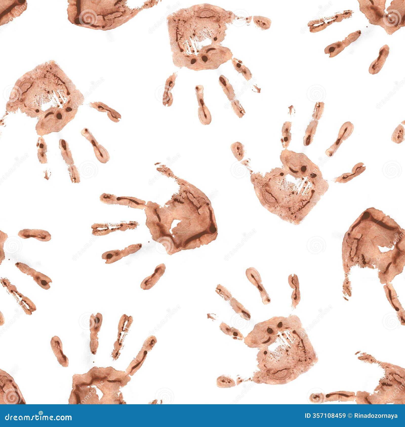 Red Handprints on White Background Stock Image - Image of handprints ...