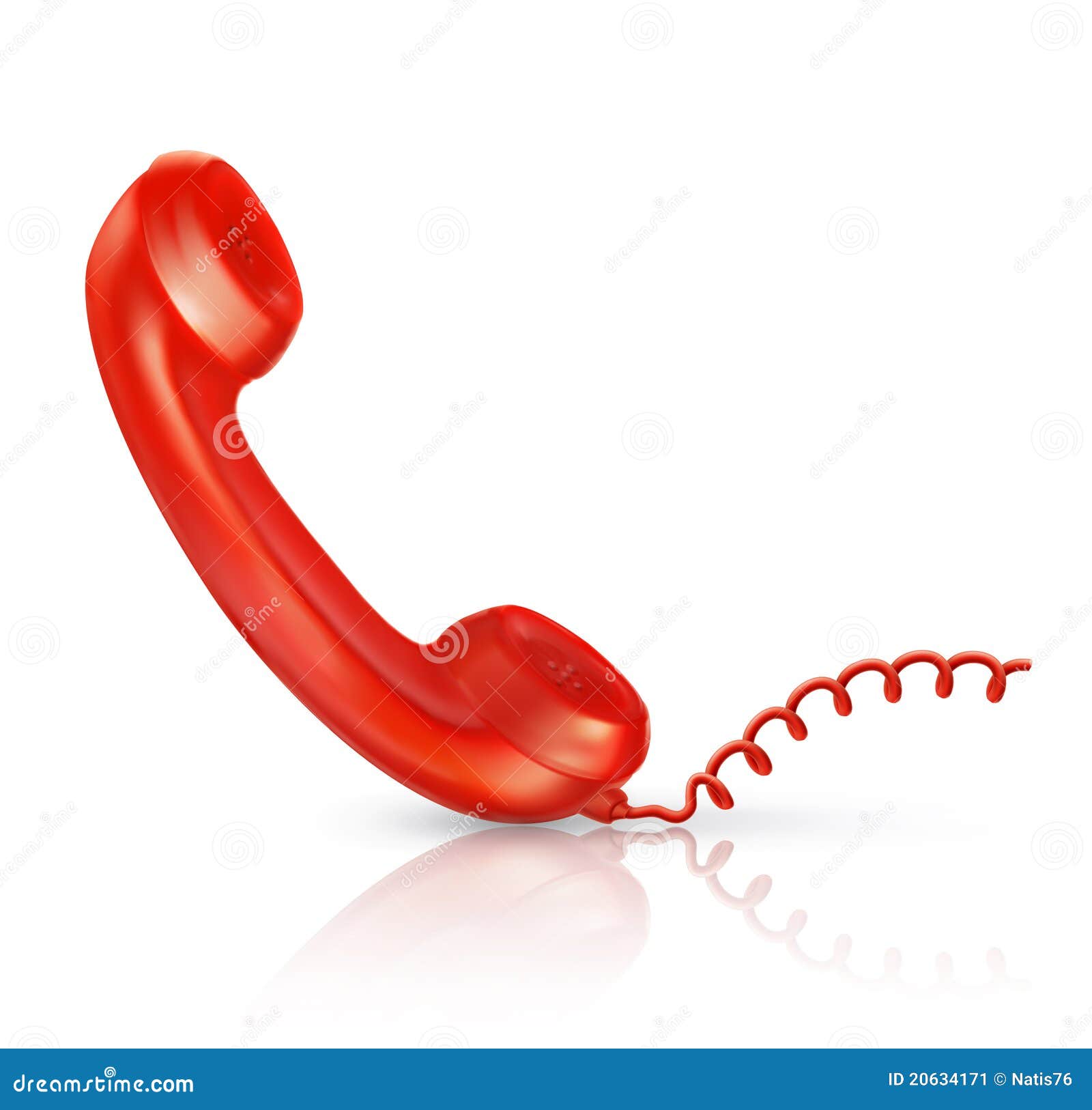 Red Phone Handset