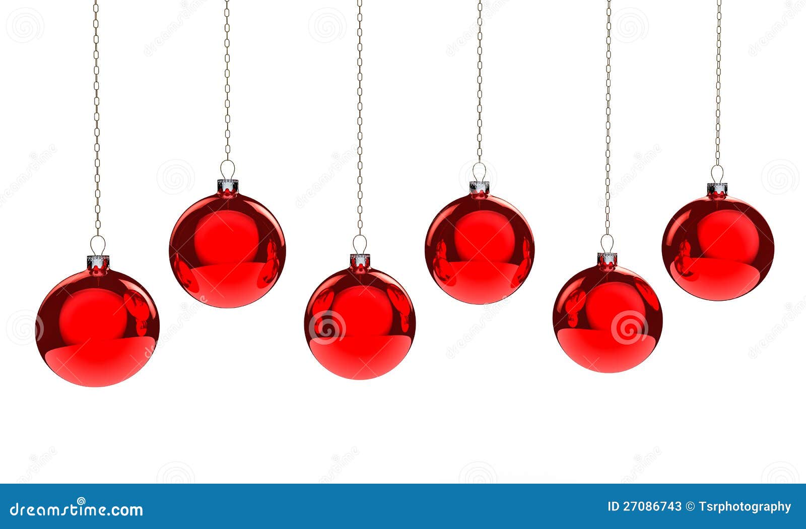 Red Hanging Baubles Stock Photos - Image: 27086743
