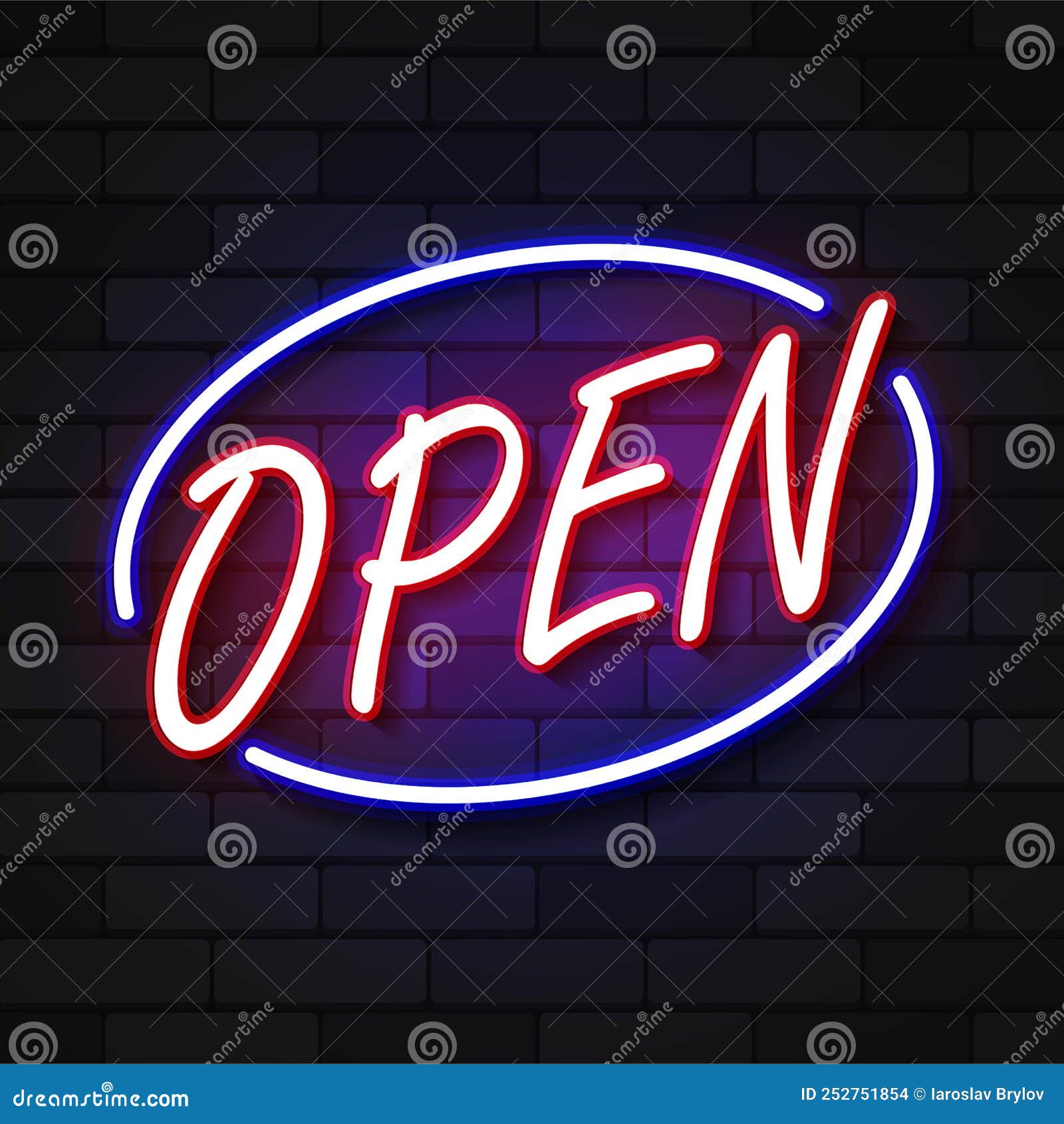 Red Hanging Sign with Text Come in, we Re Open . Eps 10 Vector Stock ...