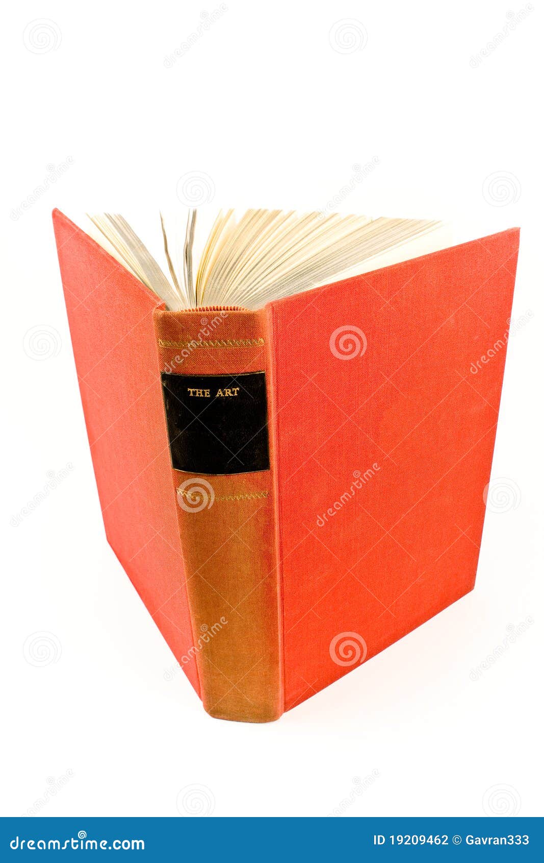 Red Hardcover Book about Art Stock Photo - Image of literature, paper ...