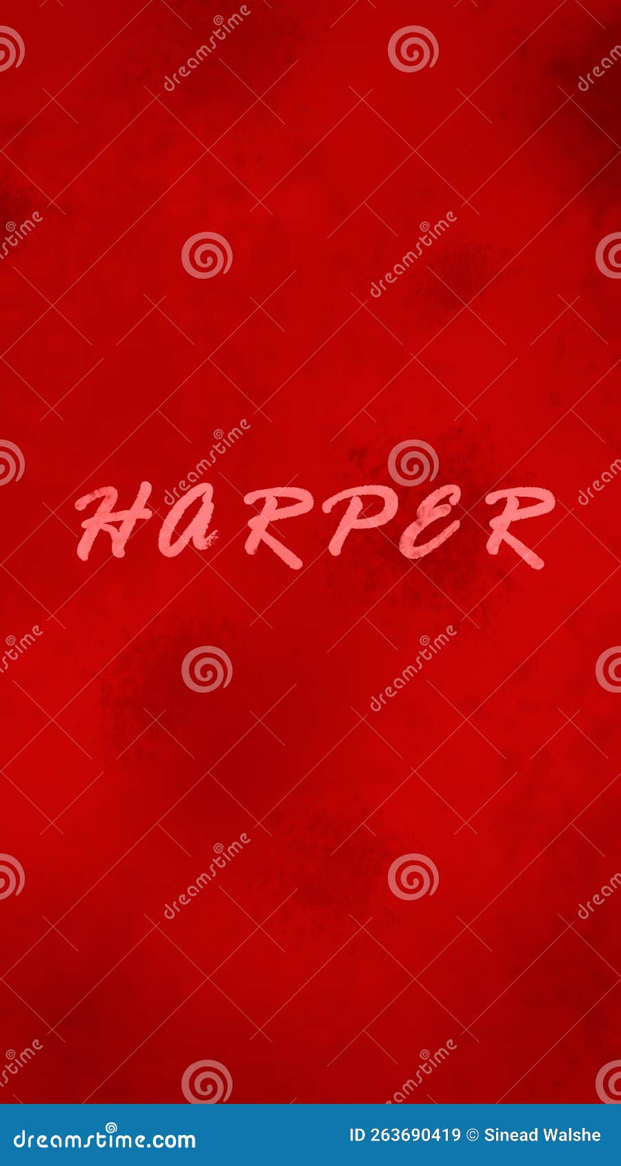 Red Harper Mobile Wallpaper Stock Illustration - Illustration of ...