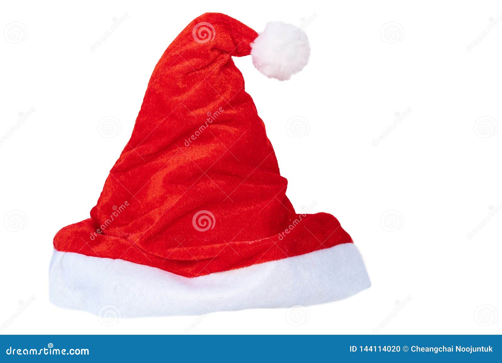 Red Hat that is for Wearing on Christmas Day Stock Photo - Image of ...