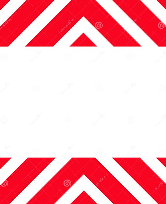 Red Hazard warning sign stock illustration. Illustration of graphic ...