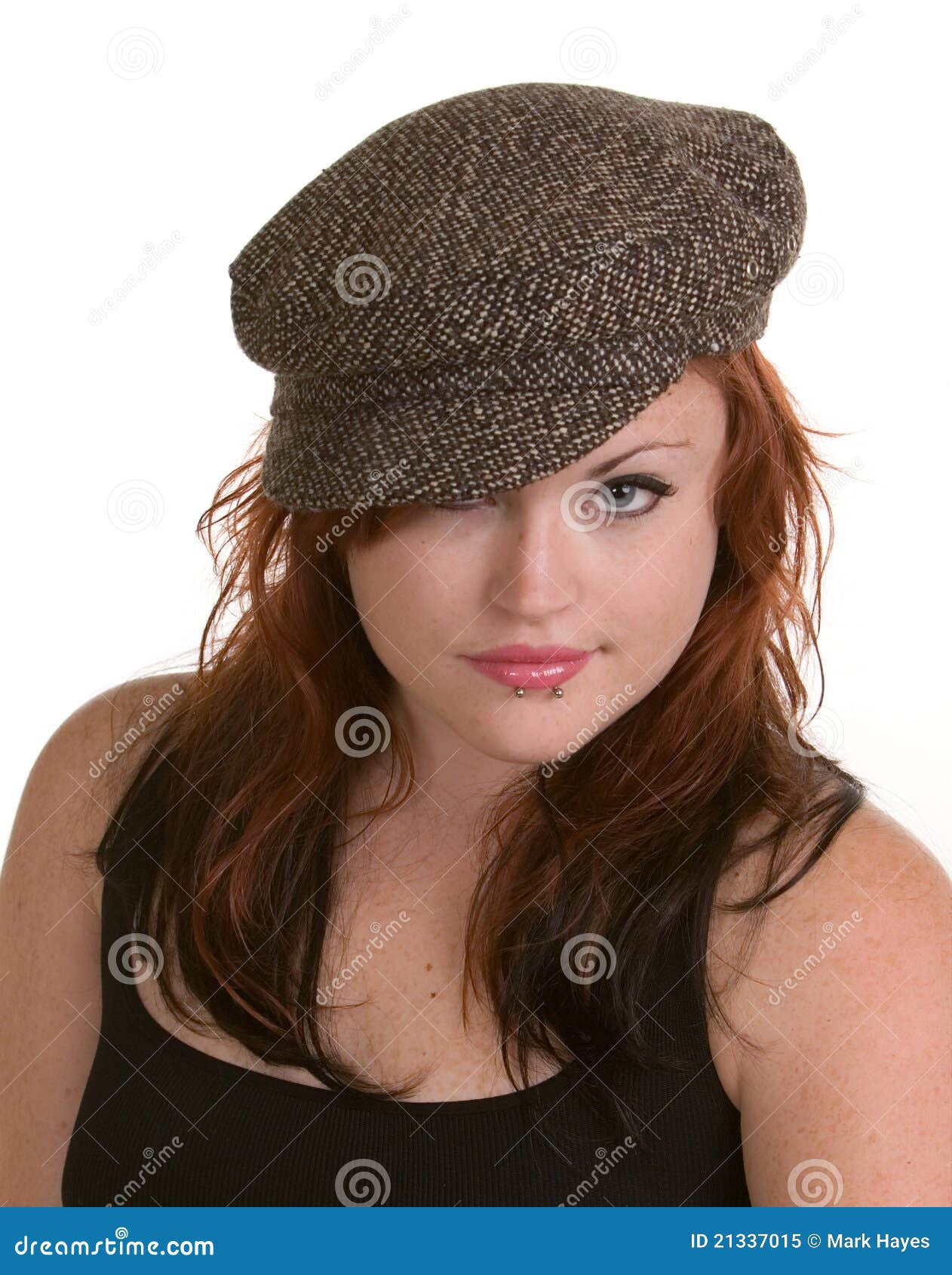 Red headed girl stock image. Image of twenties, scottish - 21337015