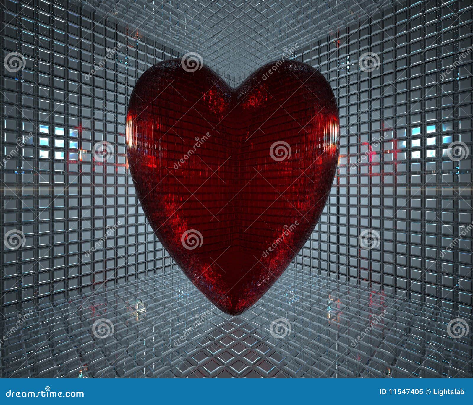 Red heart stock illustration. Illustration of passion - 11547405