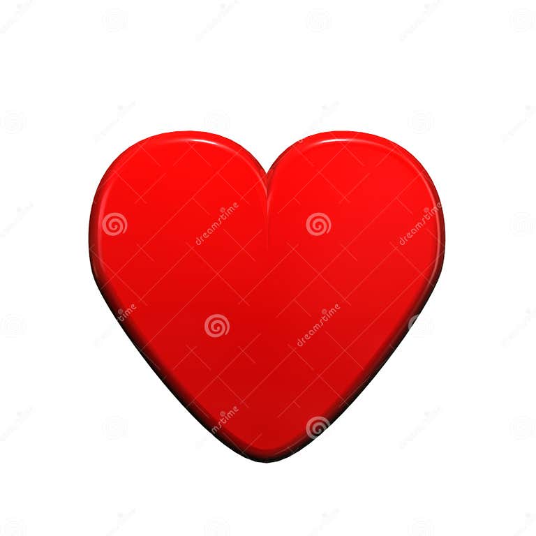 Red heart stock illustration. Illustration of together - 14658378