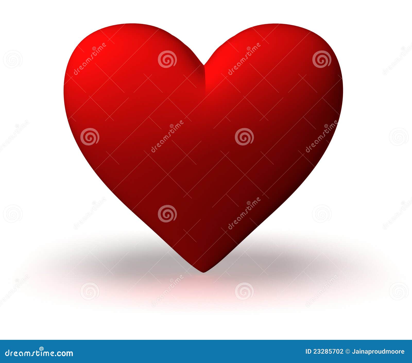Red heart stock illustration. Illustration of shiny, symbol - 23285702