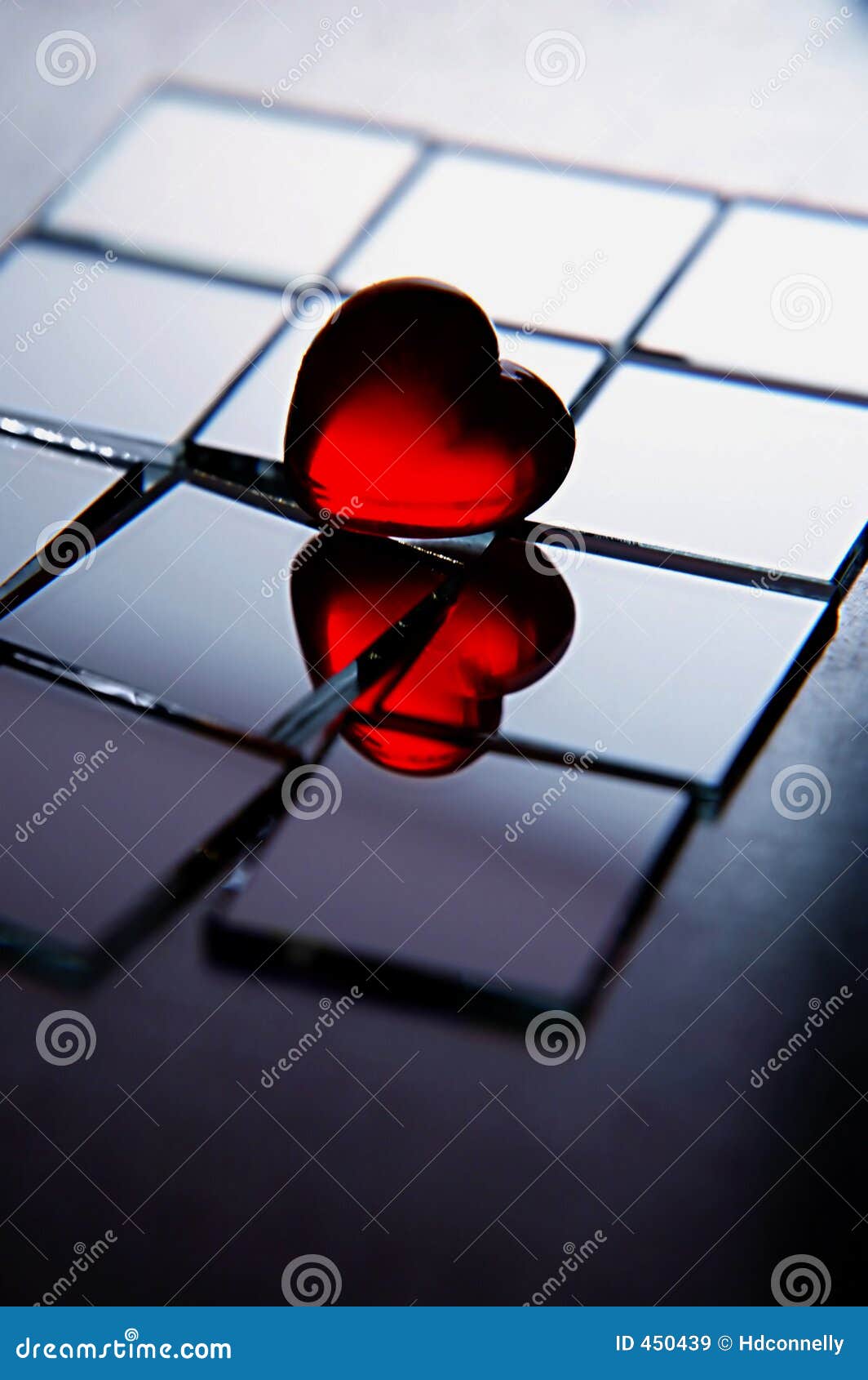 Red heart stock image. Image of love, reflect, broken, vertical - 450439