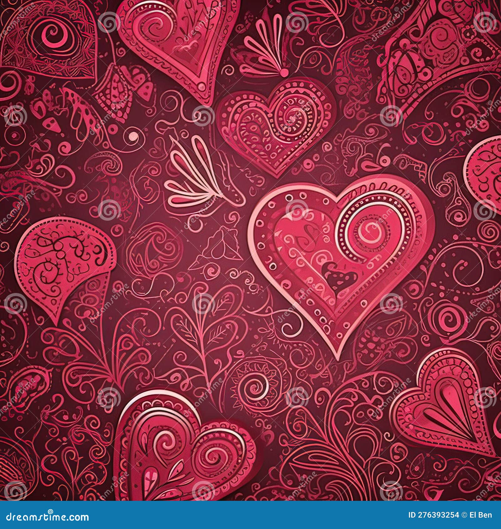 Red Heart Background stock illustration. Illustration of textile ...