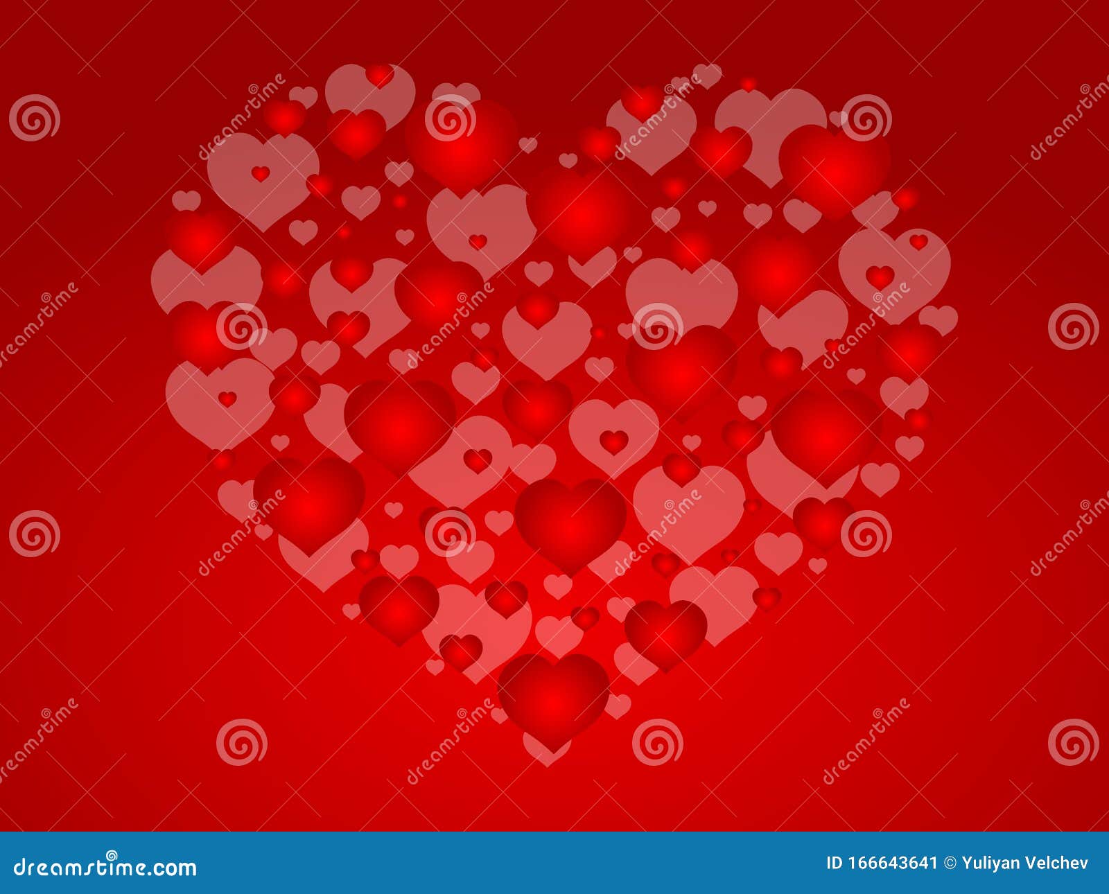 Red heart stock vector. Illustration of design, graphic - 166643641
