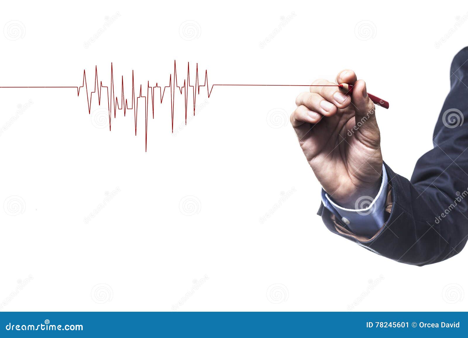 Red Heart Beat stock image. Image of cardiovascular, hospital - 78245601