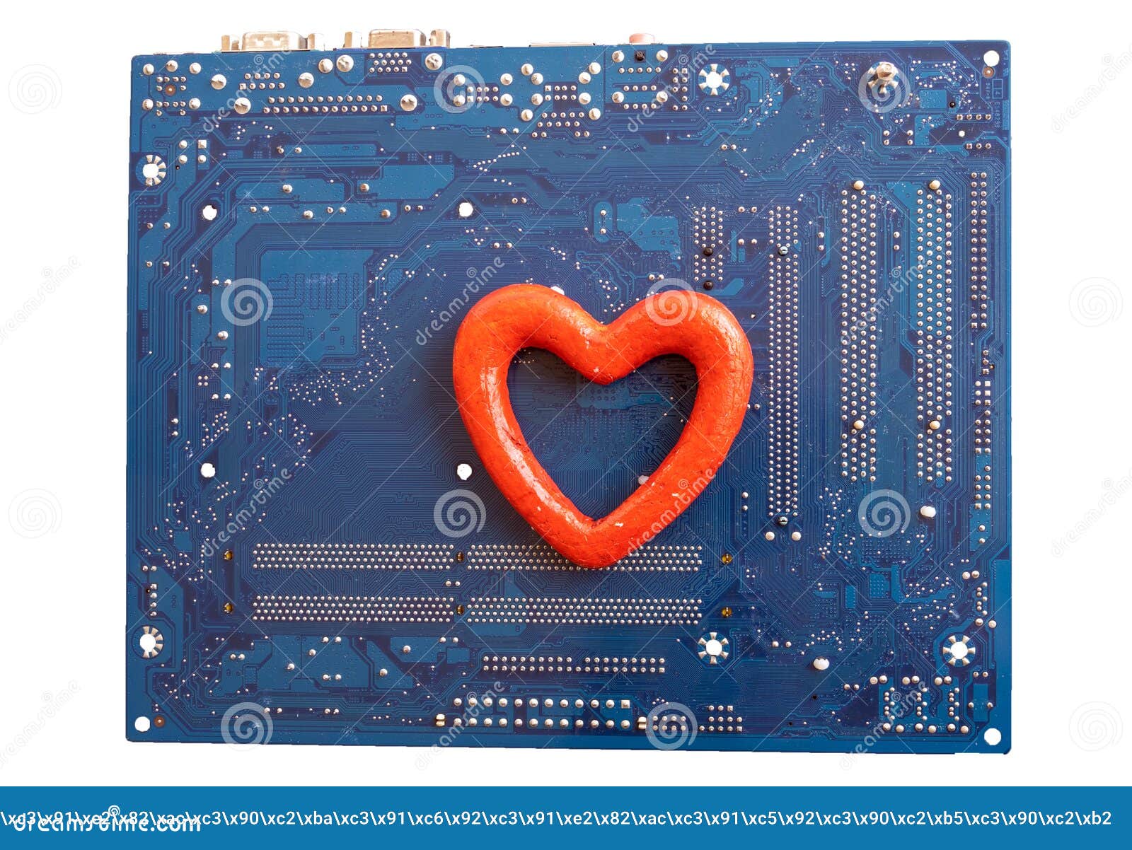 Computer Technologies and Details of Personal Computers. Stock Image ...