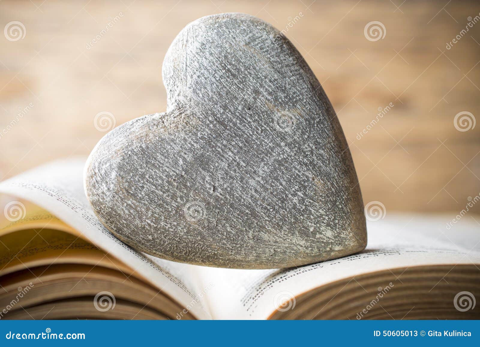 Red Heart of the Book. Greeting Cards. Stock Image - Image of book ...