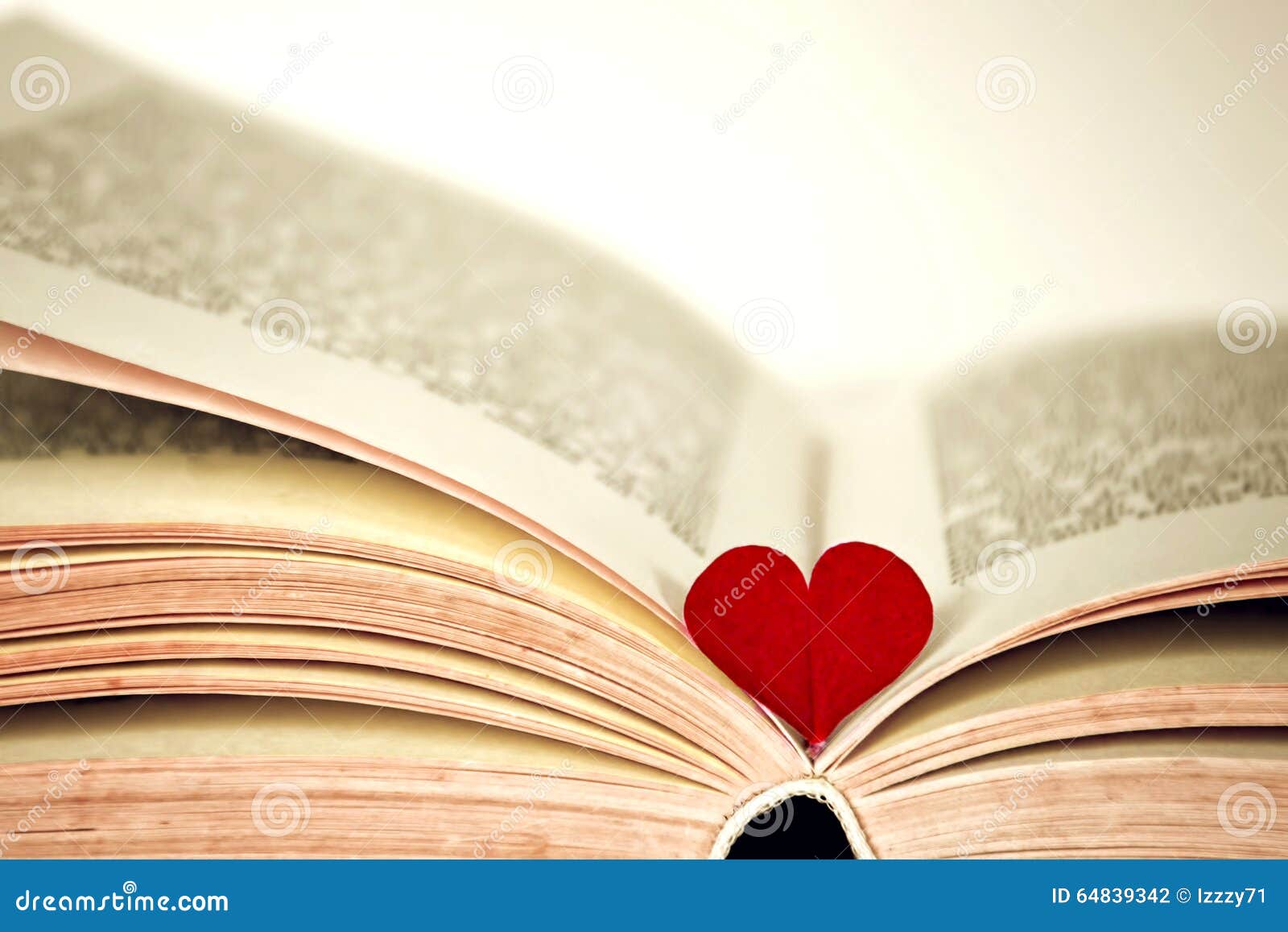 Red heart and the book stock photo. Image of heart, education - 64839342