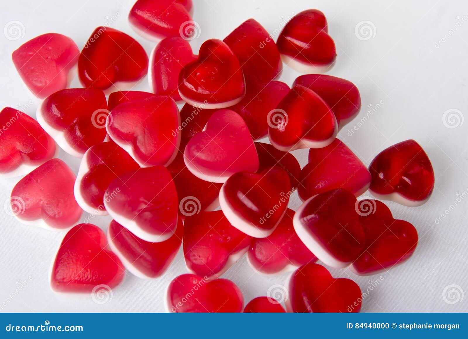 Red heart candy sweets. stock photo. Image of jelly, hearts - 84940000