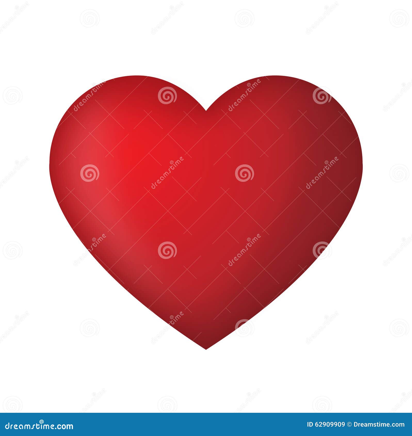 Red Heart stock image. Image of enthusiasm, devotion - 62909909