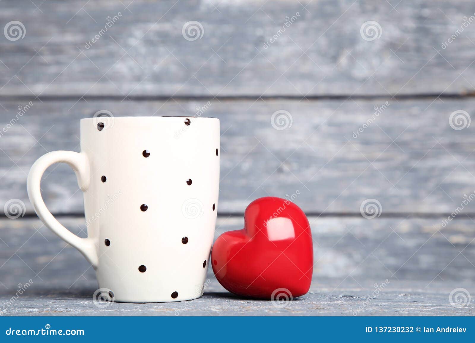Heart with cup stock photo. Image of romance, shape - 137230232