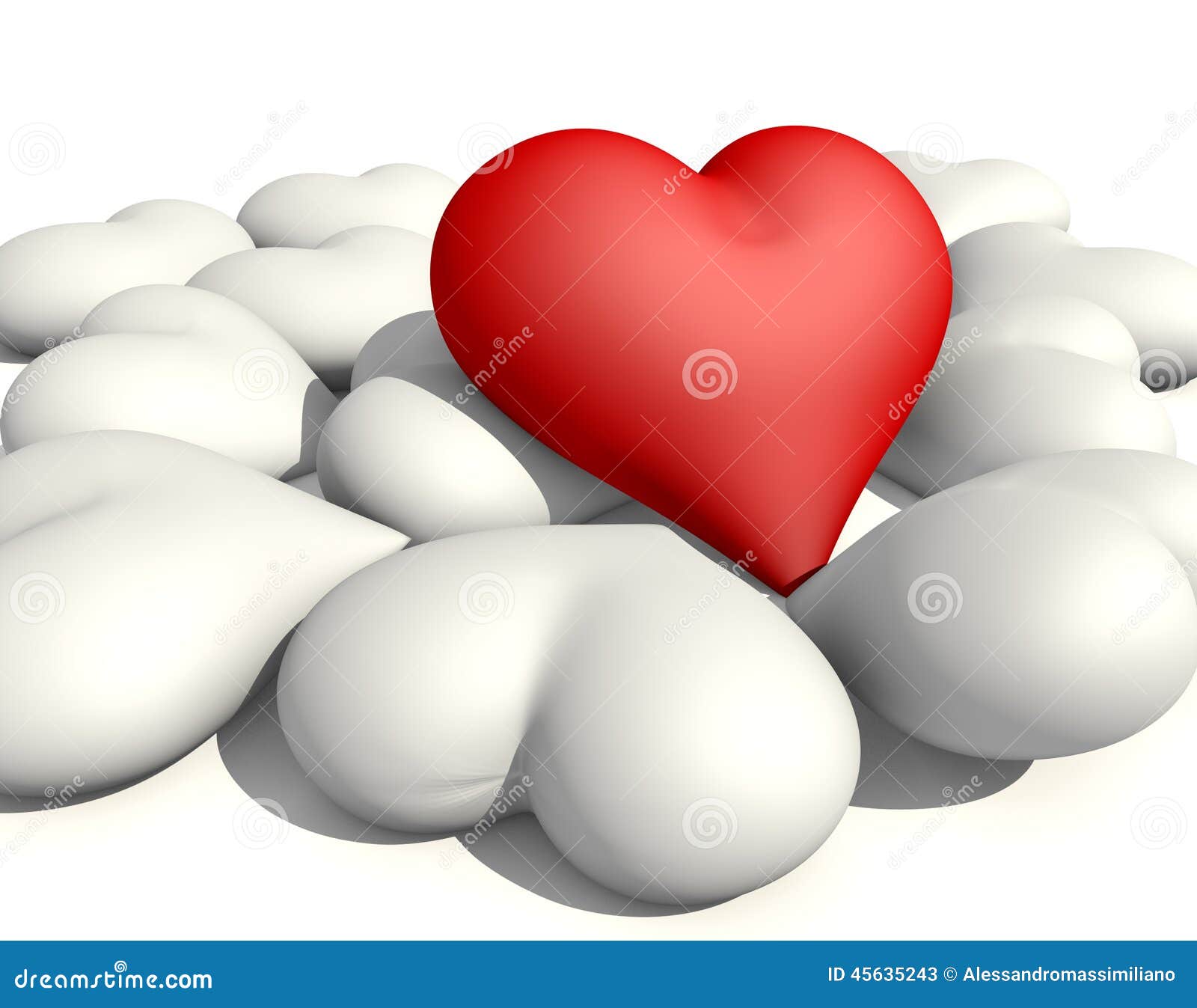 Red heart stock illustration. Illustration of forever - 45635243