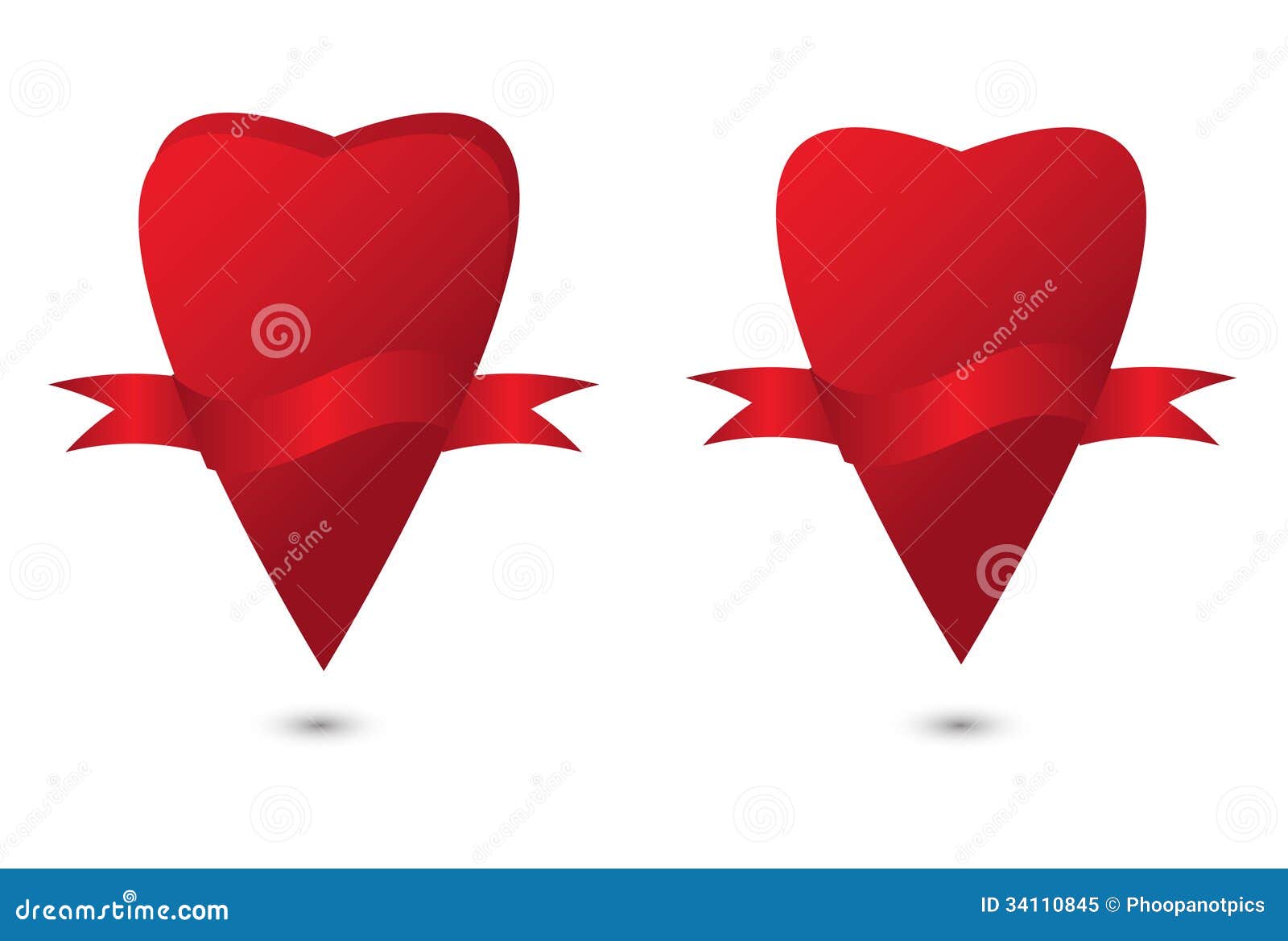 Red heart design stock illustration. Illustration of glossy - 34110845