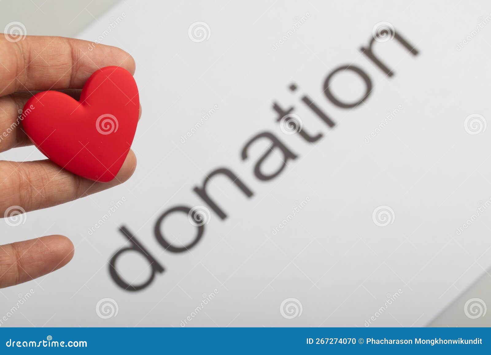 Red Heart and Donation. Heart Donation Concept Stock Photo - Image of ...