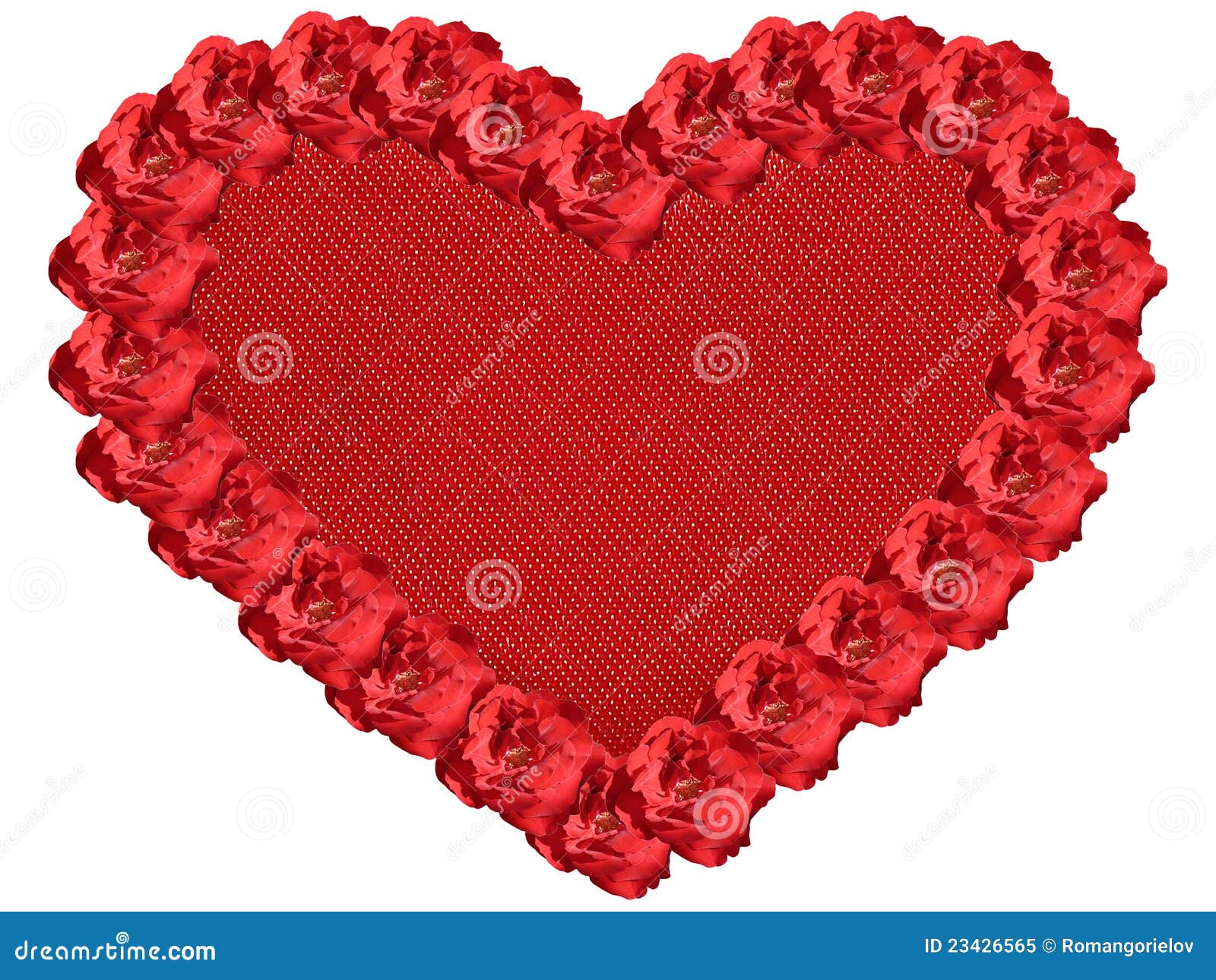 Red heart with flowers stock image. Image of flower, symbol - 23426565