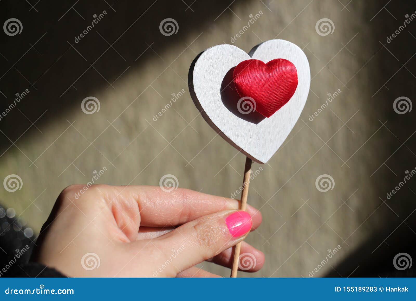 Red heart in hand stock image. Image of heart, hearts - 155189283