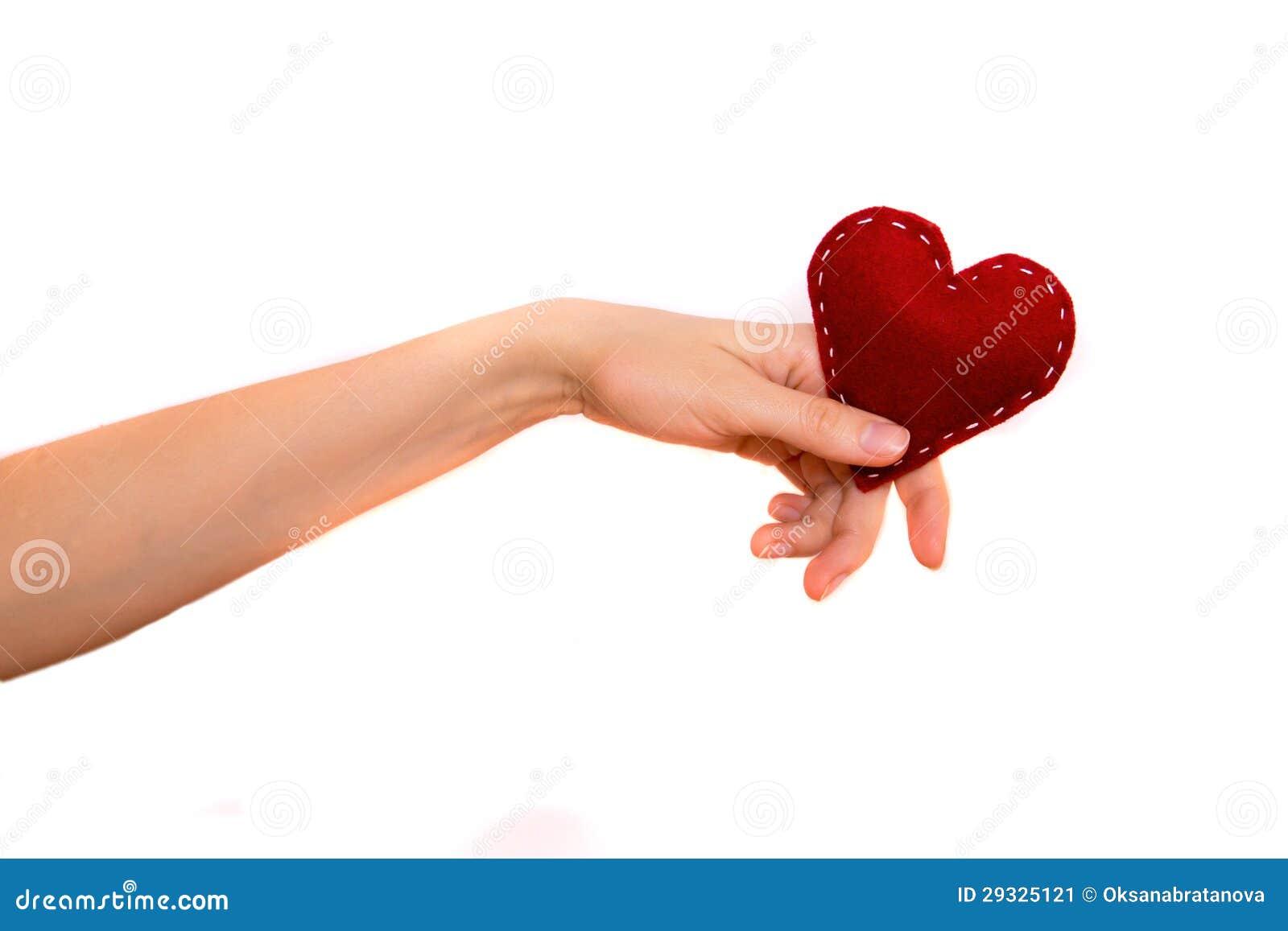 Red heart in hand stock image. Image of decor, cordiality - 29325121