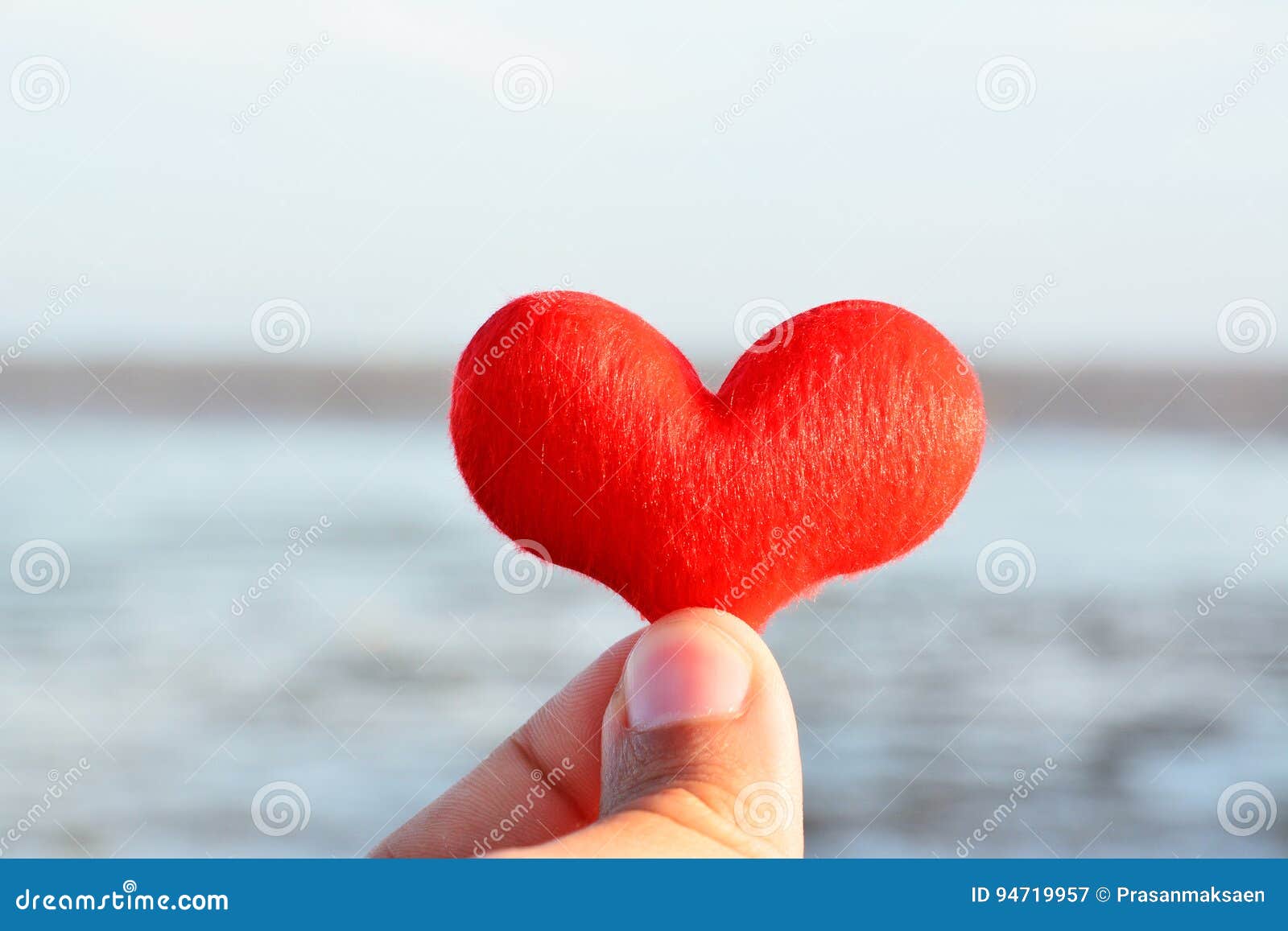 Red heart in hand stock image. Image of outdoors, beauty - 94719957